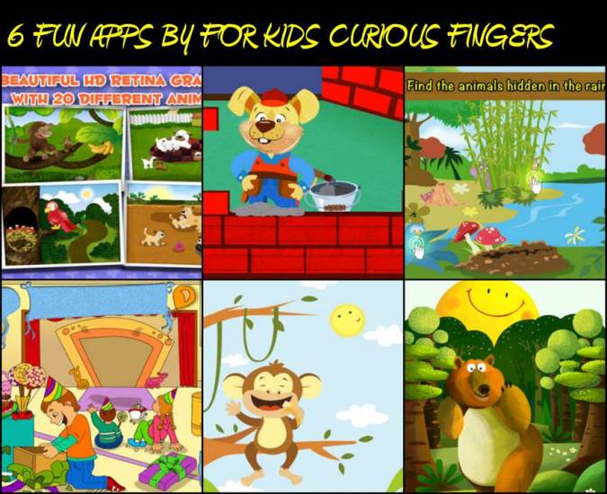 6 Fun and educational apps for Kids by Curious Fingers. | Kidsstoppress