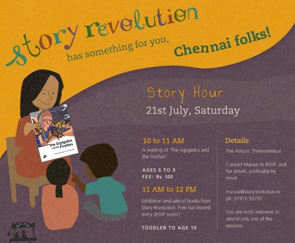 Story Hour in Chennai for kids | Kidsstoppress